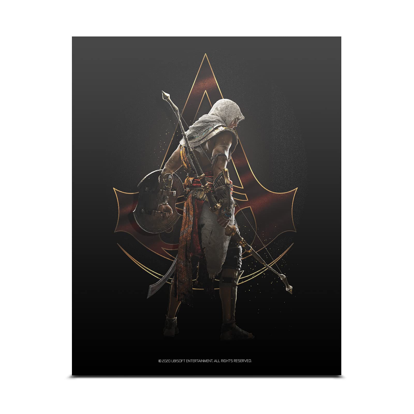 Head Case Designs Officially Licensed Assassin's Creed Bayek Crest Origins Character Art Matte Vinyl Sticker Gaming Skin Case Cover Compatible With Xbox One X Console