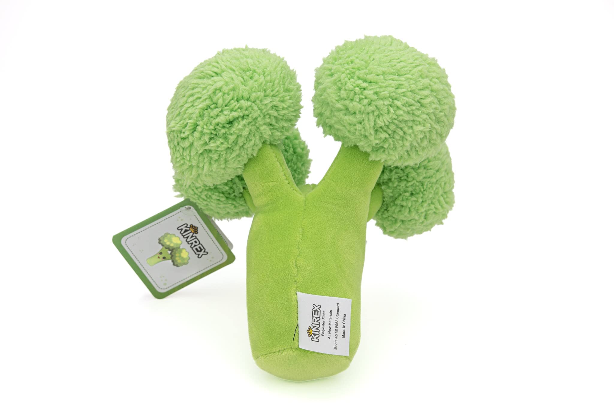 KINREX Broccoli Plush Soft Stuffed Toy - Kid Stuffed Vegetable Toy - Measures 5.5" β 14.1 cm.