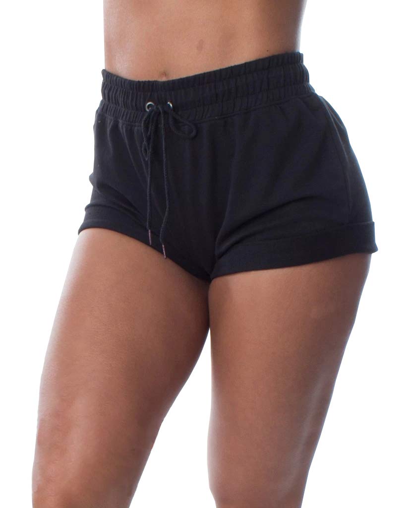 Aurgelmir Women's Ruched Butt Lounge Booty Shorts Camouflage Print Drawstring Workout Yoga Hot Pants