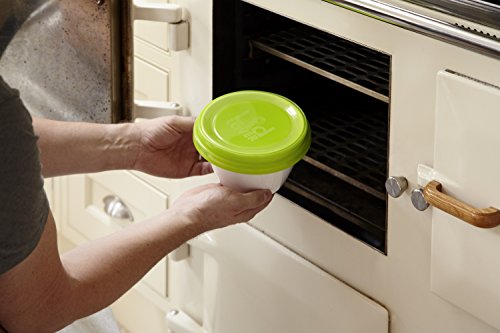 LidLover 5"-7" and 7"-9" Silicone Lid, Green - Set of 2