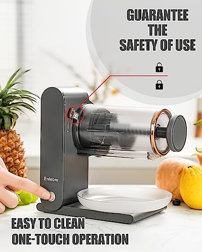 Shaved Ice Machine Electric - Rechargeable Snow Cone Maker, Frozen Dessert Machine Makes Soft Smoothies, Slushie (Dark Grey)
