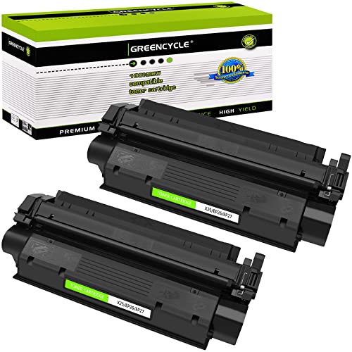 greencycle Compatible Toner Cartridge Replacement for Canon X25 8489A001AA use with ImageCLASS MF3110 3111 3240 Printer 2500 Page Yield per Toner (Black,2 Pack)