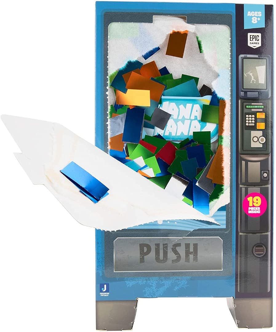 FORTNITE Vending Machine, Includes Highly-Detailed and Articulated 4-inch Rippley Figure, Weapons, Back Bling, Building Materials. More Outfits Dropping Soon