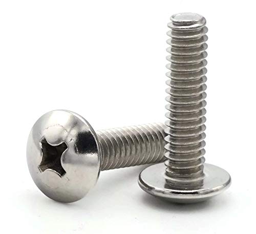 Phillips Truss Head Machine Screw 18-8 Stainless Steel - 1/4"-20 x 3/4" Qty-100