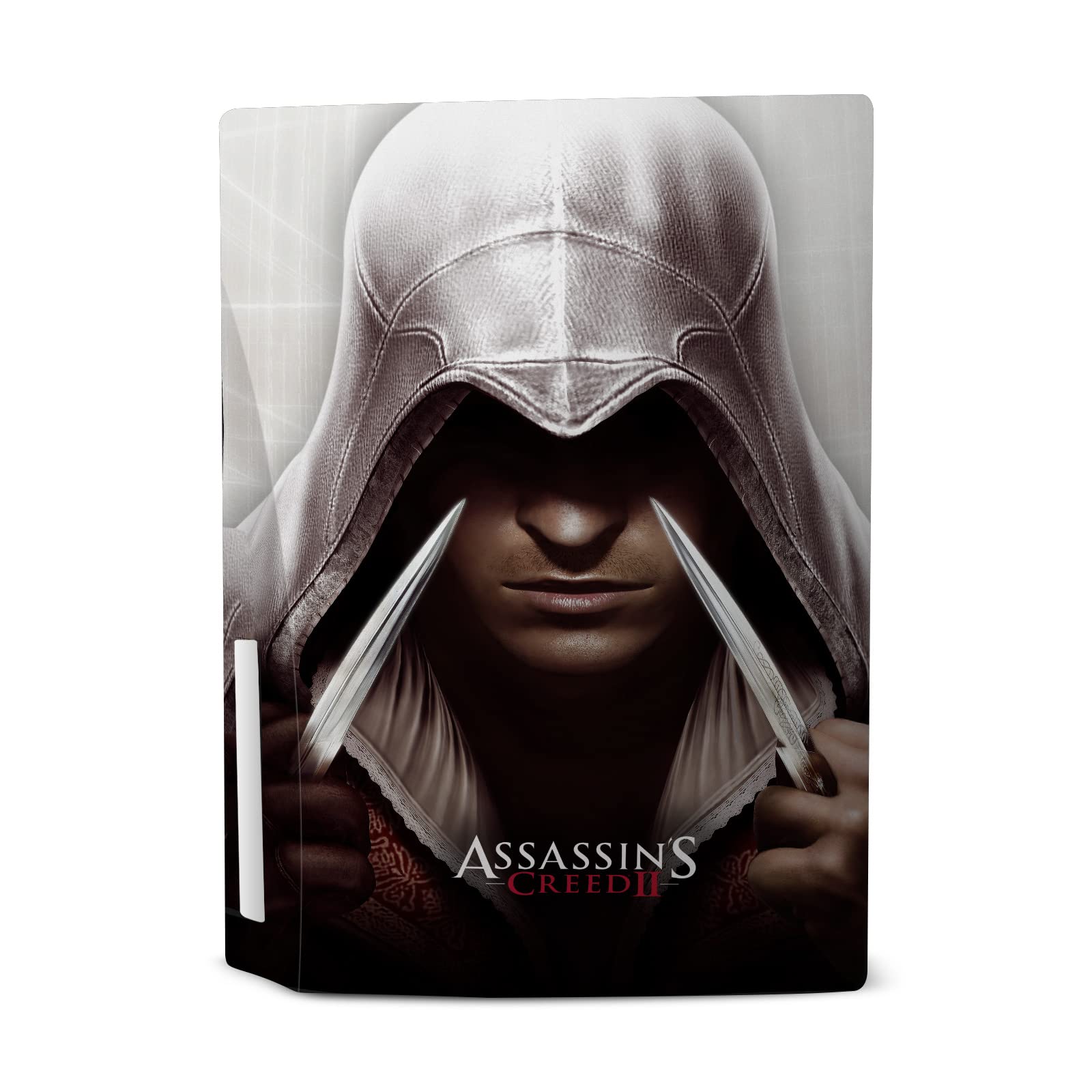 Head Case Designs Officially Licensed Assassin's Creed Ezio II Graphics Vinyl Faceplate Sticker Gaming Skin Decal Cover Compatible With Sony PlayStation 5 PS5 Disc Edition Console