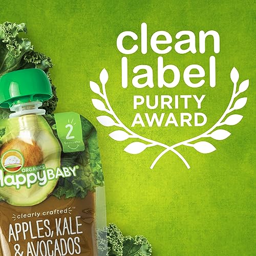 Happy Baby Organics Clearly Crafted Stage 1 Baby Food 1 Prunes 3.5 Ounce (Pack of 8)