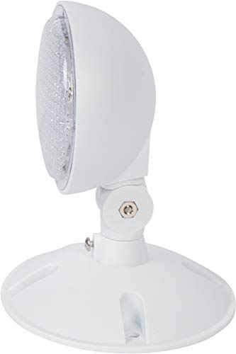 Morris Products Remote Emergency Light Head β Single Head LED Lamp, Weatherproof Emergency Exit Lighting β 3.6 Volts, 1.7 Watts, White, (73126)