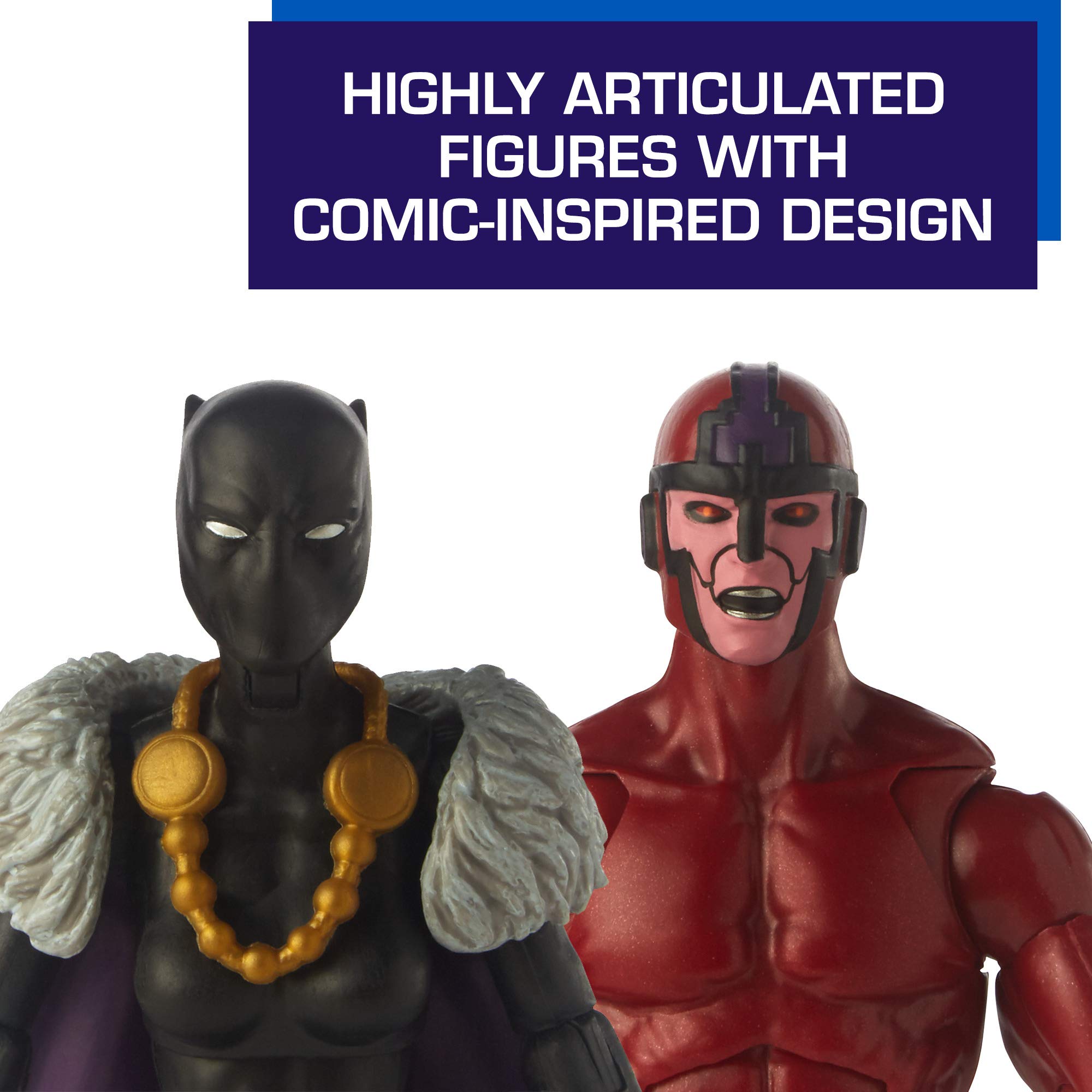 Hasbro Marvel Legends Series Black Panther Comic Figures Shuri & Klaw 6" Scale Figures Collector/Fan 2 Pack