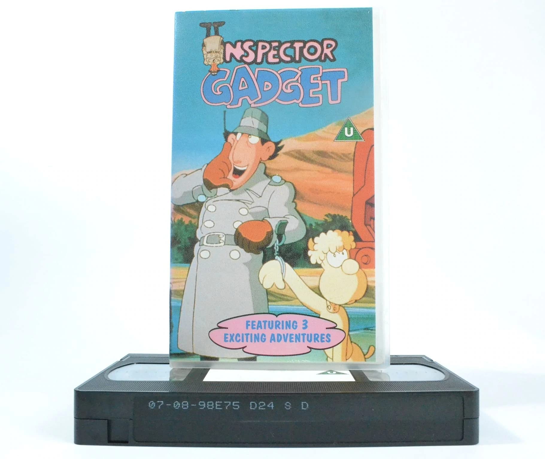 Inspector Gadget - 3 exciting adventures: Gadget's Roma, Mad in the Moon & Gadget Meets the Claw [VHS]