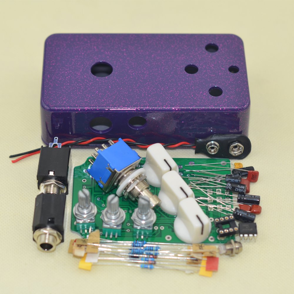DIY(DS-2) Distortion Guitar Pedal Flash Violet Metal Distortion Pedal LANDTONE