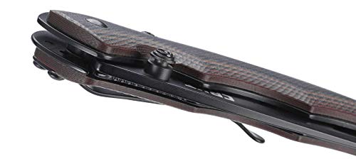 CRKT Endorser EDC Folding Pocket Knife: Assisted Opening Everyday Carry, Black Blade, Thumb Stud, Liner Lock, Two Tone G10 Handle, Pocket Clip 1105K