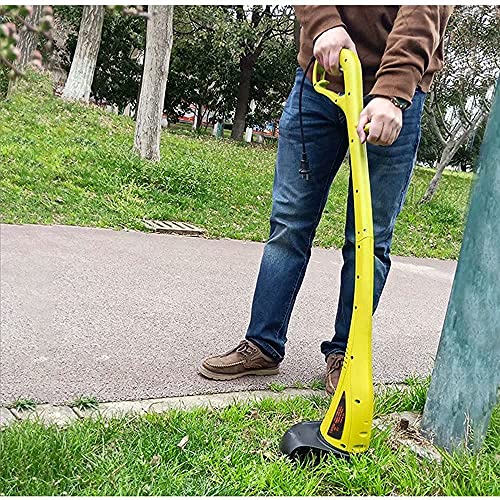 Electric Pruning Machine Household Garden Mower Lawn Mower 400W30 Rice Noodle (Color : Yellow, Size : 400W Lawn Mower)