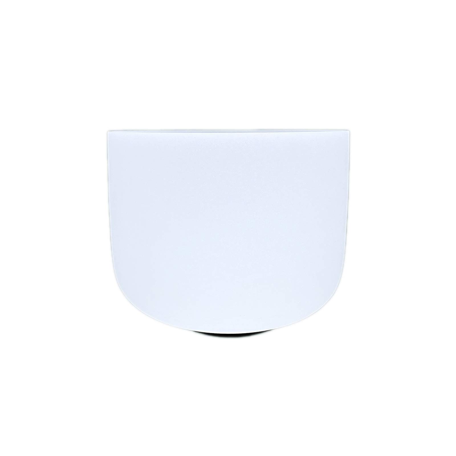 Frosted E Note Solar Plexus Chakra Quartz Crystal Singing Bowl 8-inch with Free O-Ring Glue and Plastic rod wrapped in Sheepskin included For Healing and Mindfulness