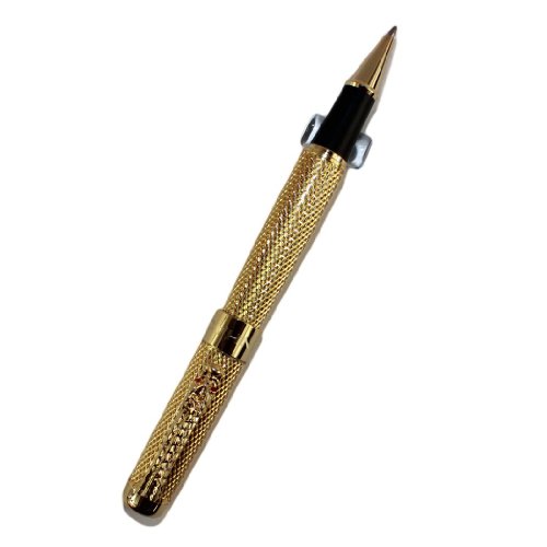 Gullor 1200 Golden Dragon Red Crystal Eyes Rollerball Pen (Golden)