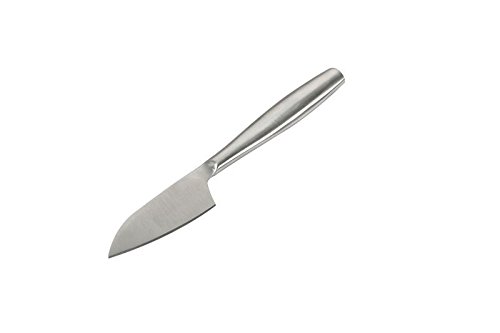 Boska Stainless Steel Cheese Knife - Copenhagen Nr.3 For All Types of Cheese - Multi-Functional Cheese Slicer - Handheld Slicer - Silver Non-Stick - Dishwasher Safe - For Kitchen Cooking