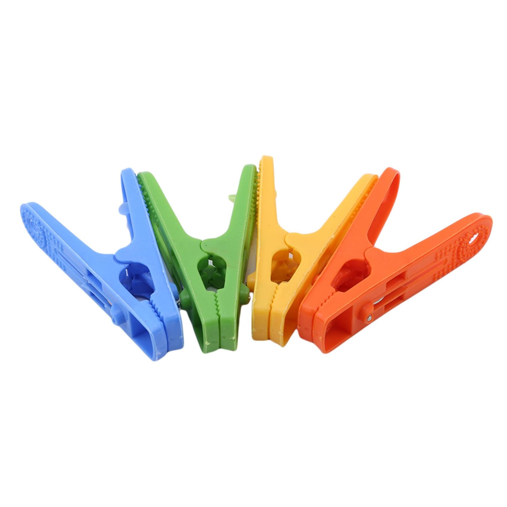 CHUXI 20Pcs Colorful Plastic Clothespins - Heavy Duty Laundry Clothes Pins Clips with Springs,Air-Drying Clothing Pin Set
