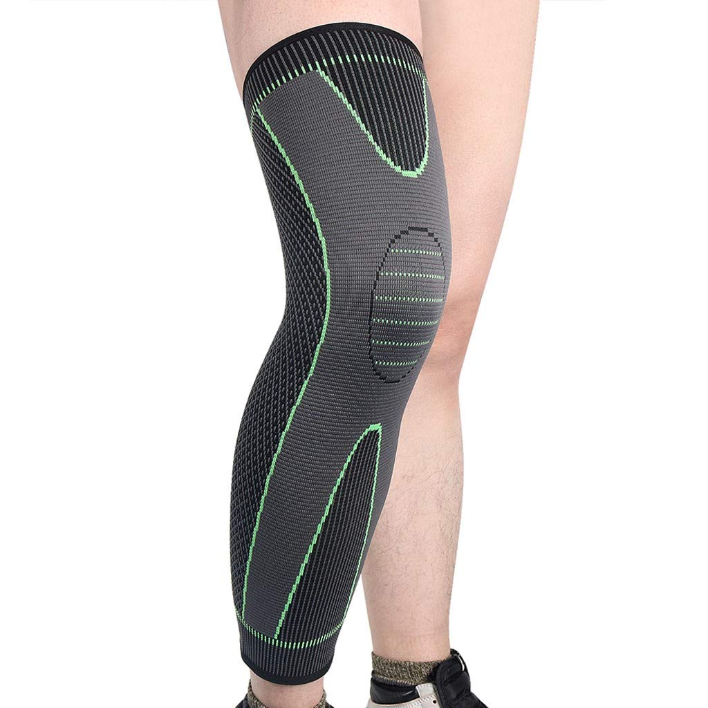 Baishitop Kneepad Splint Calf Calf Men's Compression Women's For Socks Socks Socks with Vertical Pinstripe for Men (Grey, M)