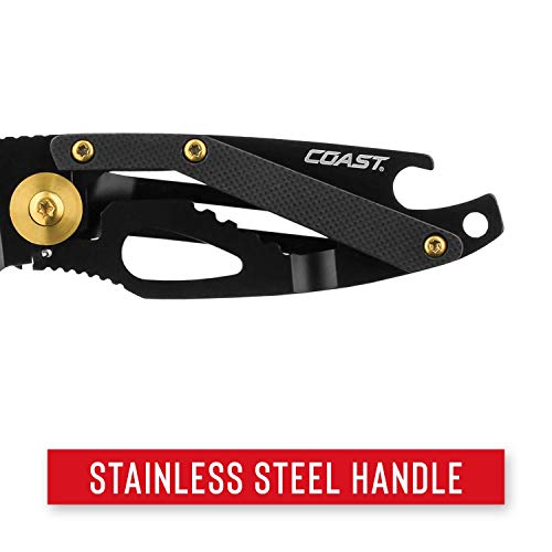 Coast® FX200 2 in. Stainless Steel Blade Pocket Knife with Money Clip