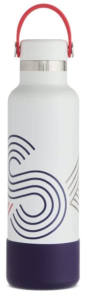 Hydro Flask Flex Cap Bottle with Boot - Stainless Steel Reusable Water Bottle - Vacuum Insulated - USA (21 OZ)