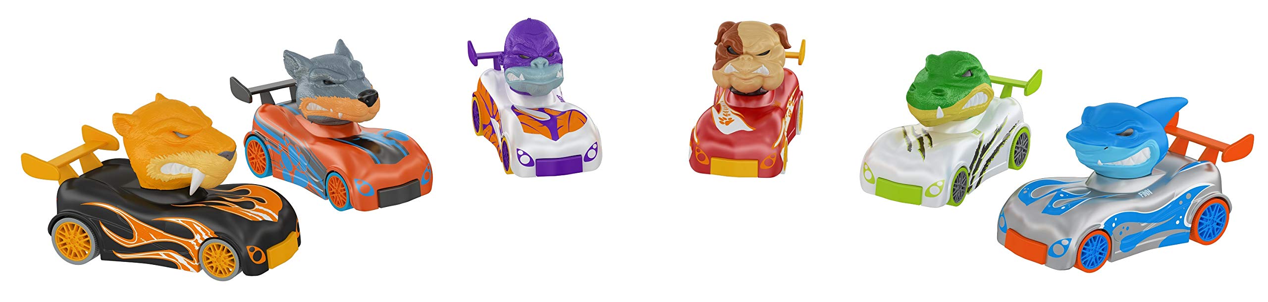 Knuckle Headz Head Poppin' Quick Shot Pull Back Crash Derby Race Car - Stubbs The Bulldog