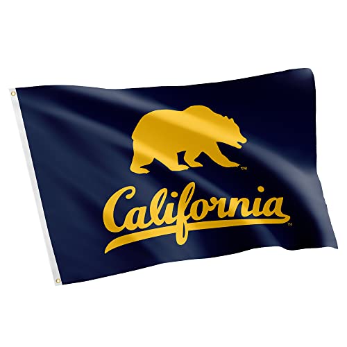 Desert Cactus University of California Berkeley Flag Golden Bears Cal UC Flags Banners 100% Polyester Indoor Outdoor 3x5 (Style 4)