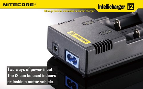 Nitecore i2 Intellicharge Charger for 18650 AAA AA Li-Ion/NiMH Battery