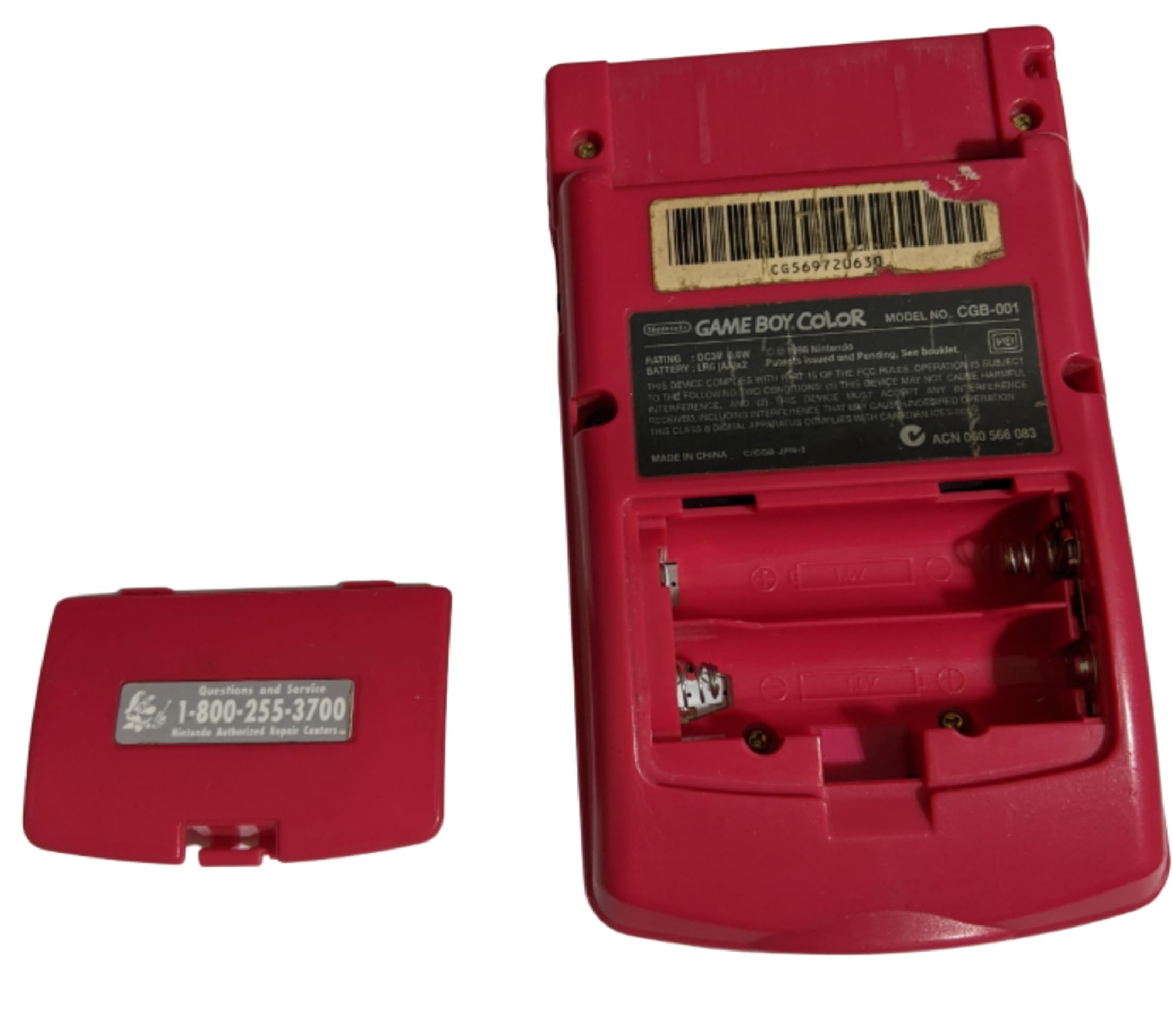 Game Boy Color Console in Berry
