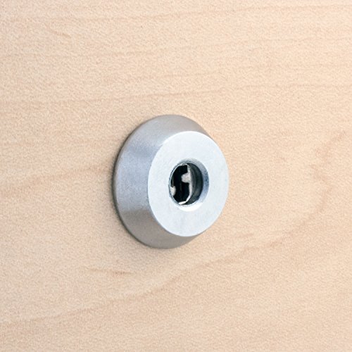 FJM Security 8418B-KD European High Security Cam Lock with 5/8β Cylinder and Chrome Finish, Keyed Different
