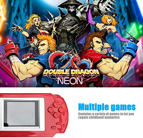 Elolicu Handheld Game Console for Kid Children, 2021 New Built in 268 Classic Retro Video Games 2 Inch Screen Portable Game Console Arcade Video Gaming Player System Best Birthday Gift for Kid (Red)