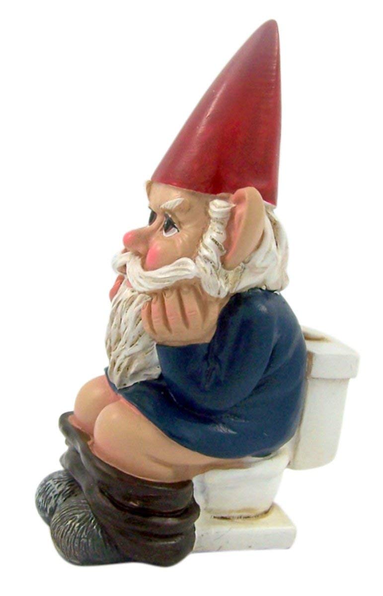 Four Naughty Gnomes Set of 4 Home Decor Statues 4 Inch