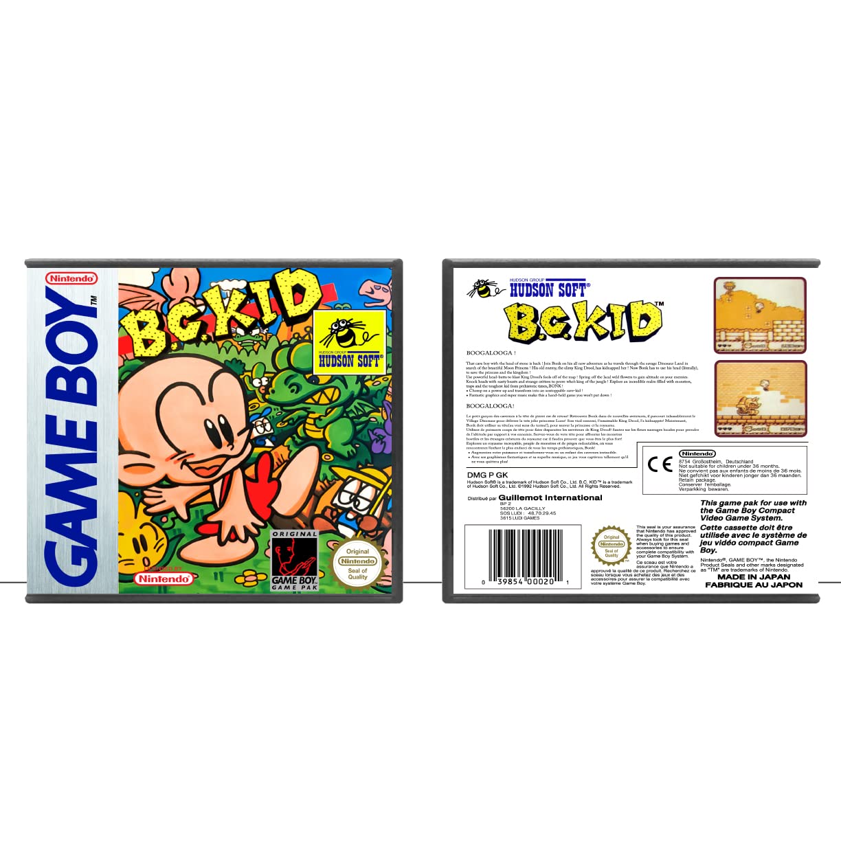 B.C. Kid (PAL) | (GB) Game Boy - Game Case Only - No Game
