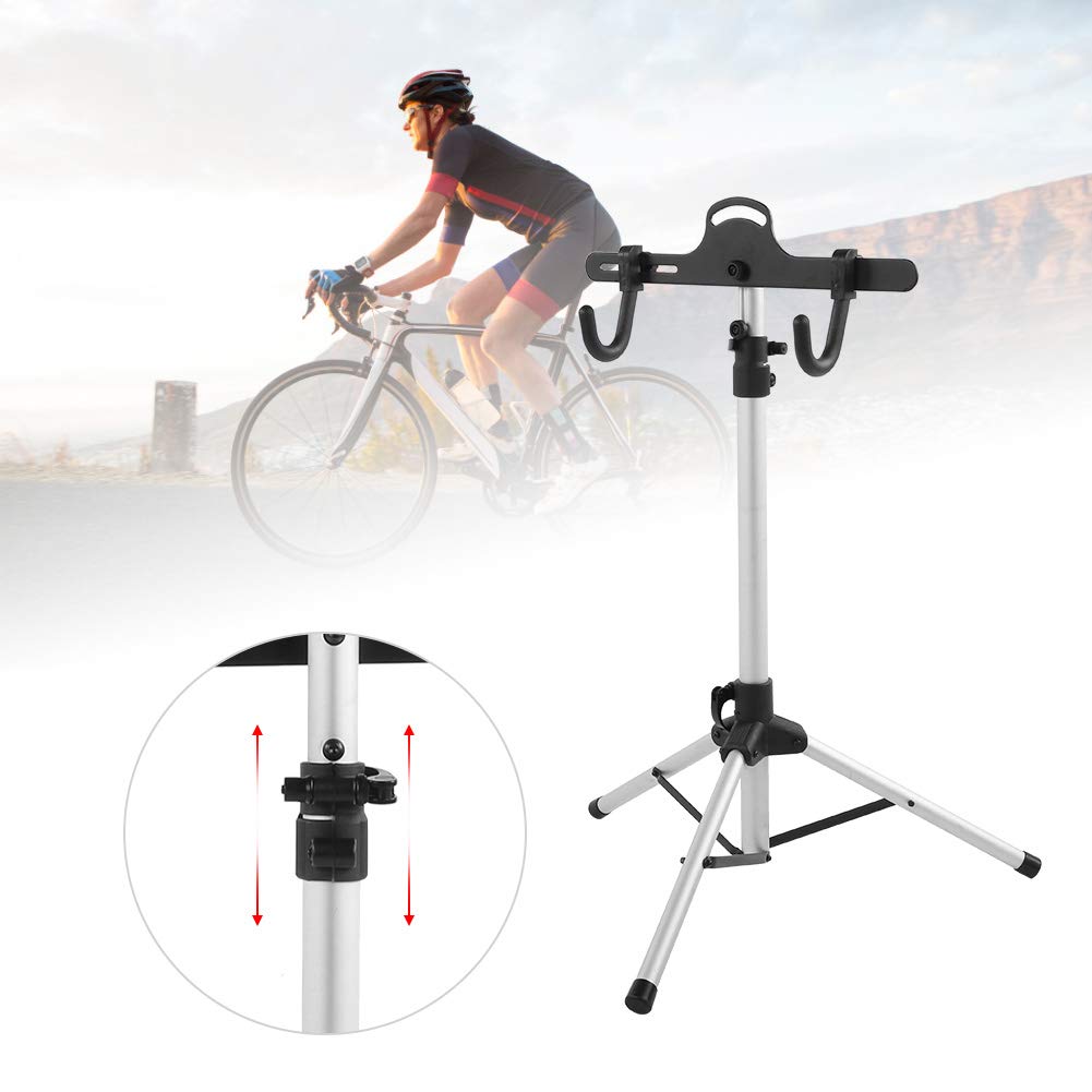 Beaswhca Non-Slip Solid Triangle Bike Hangers Bracket Repair Rack Adjustable Display Rack Parking Road Bike Hangers