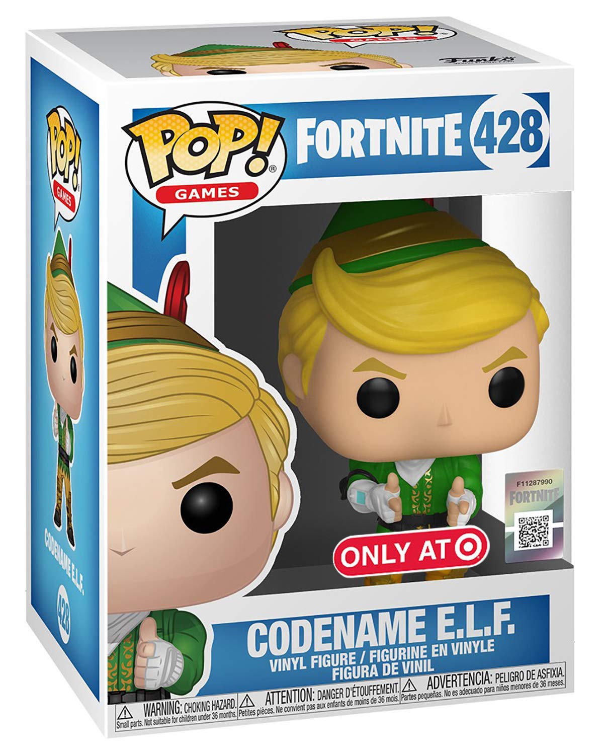 Funko Pop Games: Fortnite - Codename E.L.F Collectible Figure, Multicolor