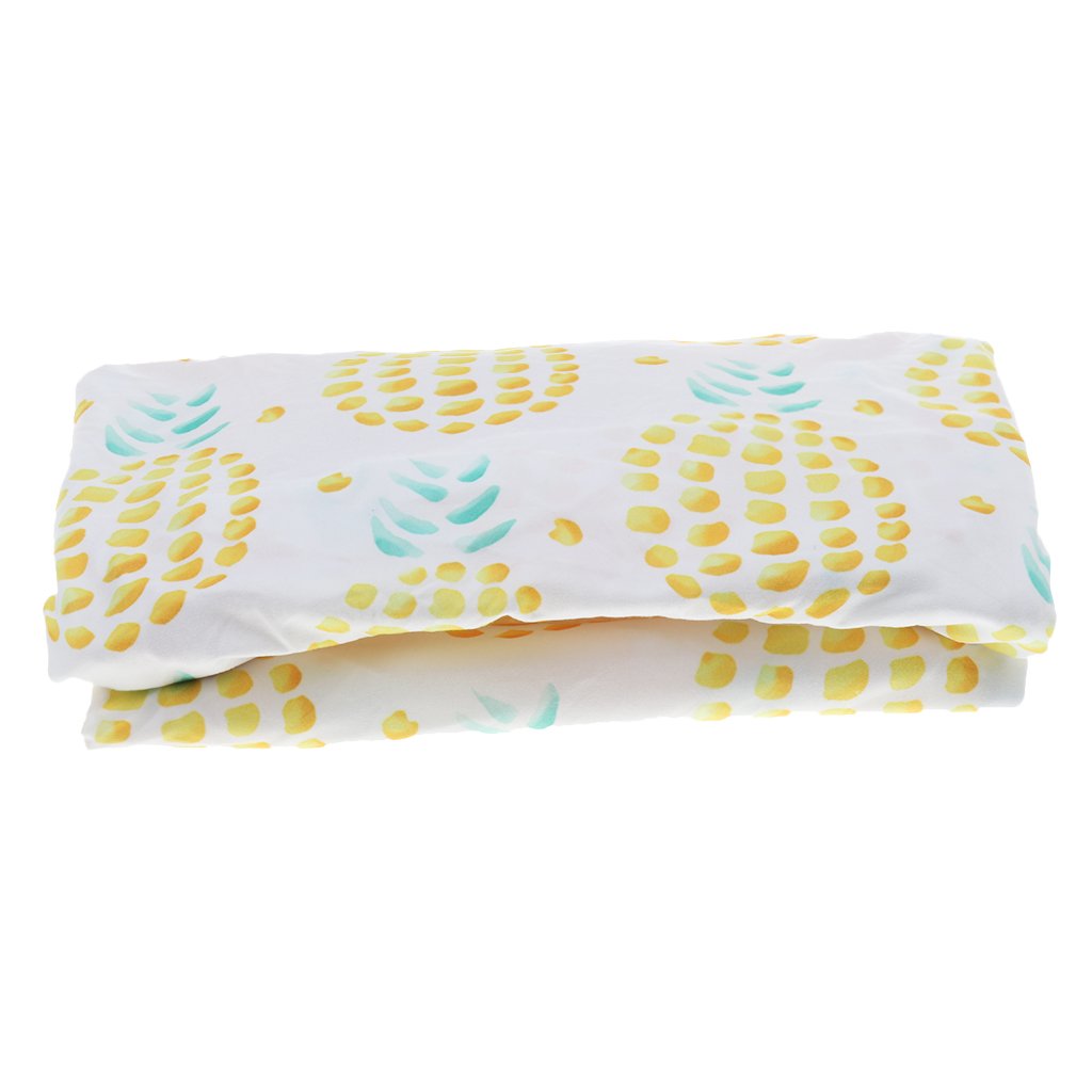 Changing Pad Covers-Knit Change Pad Covers for Girls and Boys, Pineapple, as described