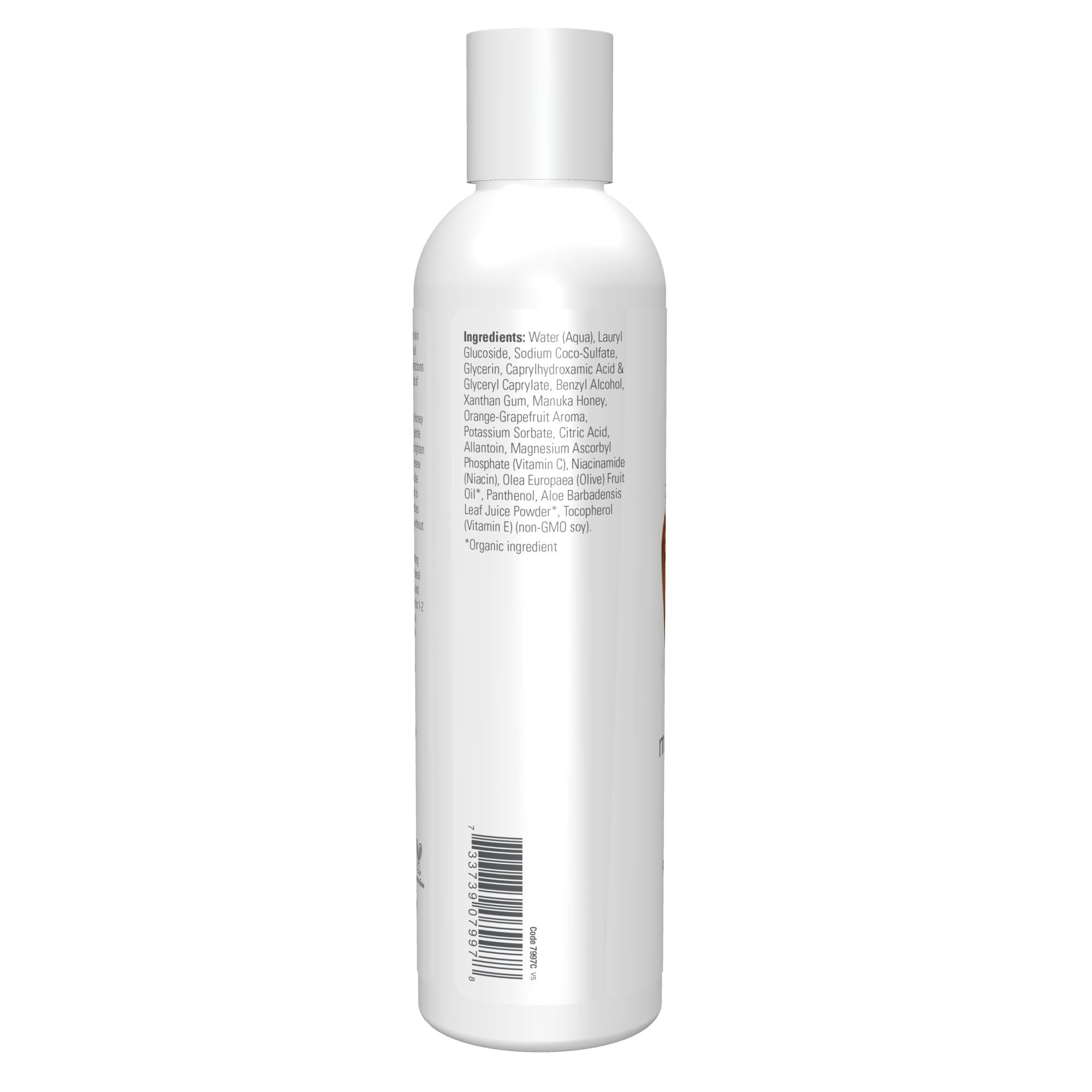 NOW Foods Solutions, Vitamin C and Manuka Honey Gel Cleanser, Brightening System, Promotes Healthy-Looking Skin, 8-Ounce