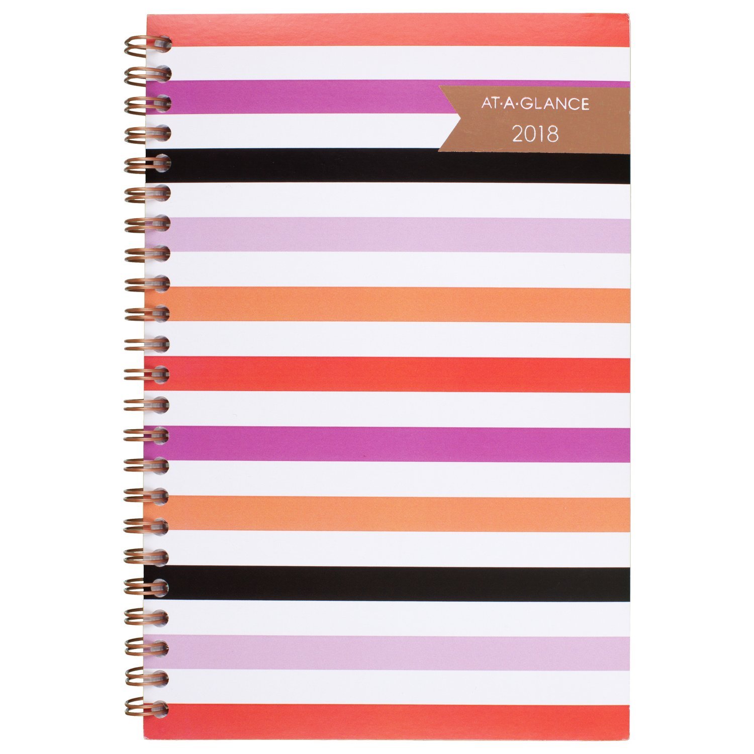 AT-A-GLANCE Weekly / Monthly Planner, January 2018 - December 2018, 4-7/8" x 8", Parasol (1064-200)