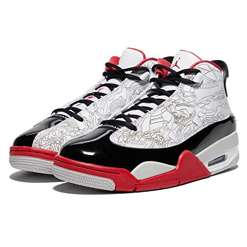Jordan Air Jordan Dub Zero (Big Kid) White/True Red/Black/Neutral Grey 7 Big Kid M