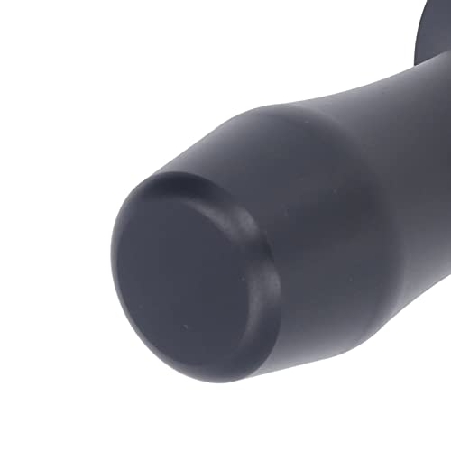 Flat Base Coffee Tamper, Tamper Aluminum Alloy Calibrated Compression Mechanism Spring Loaded Stainless Steel Base Perfect Grip for Cafe(53 Thread Bottom)