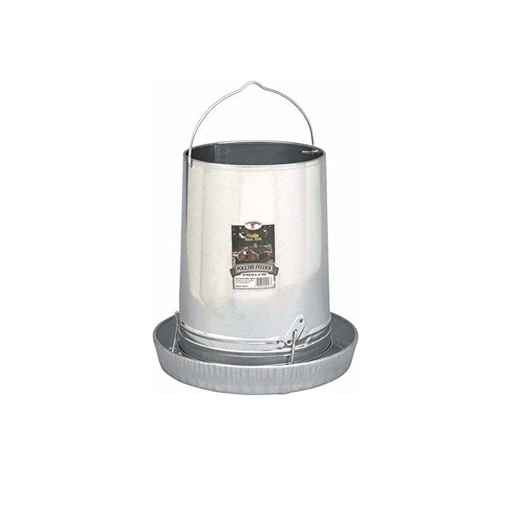 Little Giant 30-Pound Floor Space Saving Hanging Metal Poultry Feeder (4 Pack)