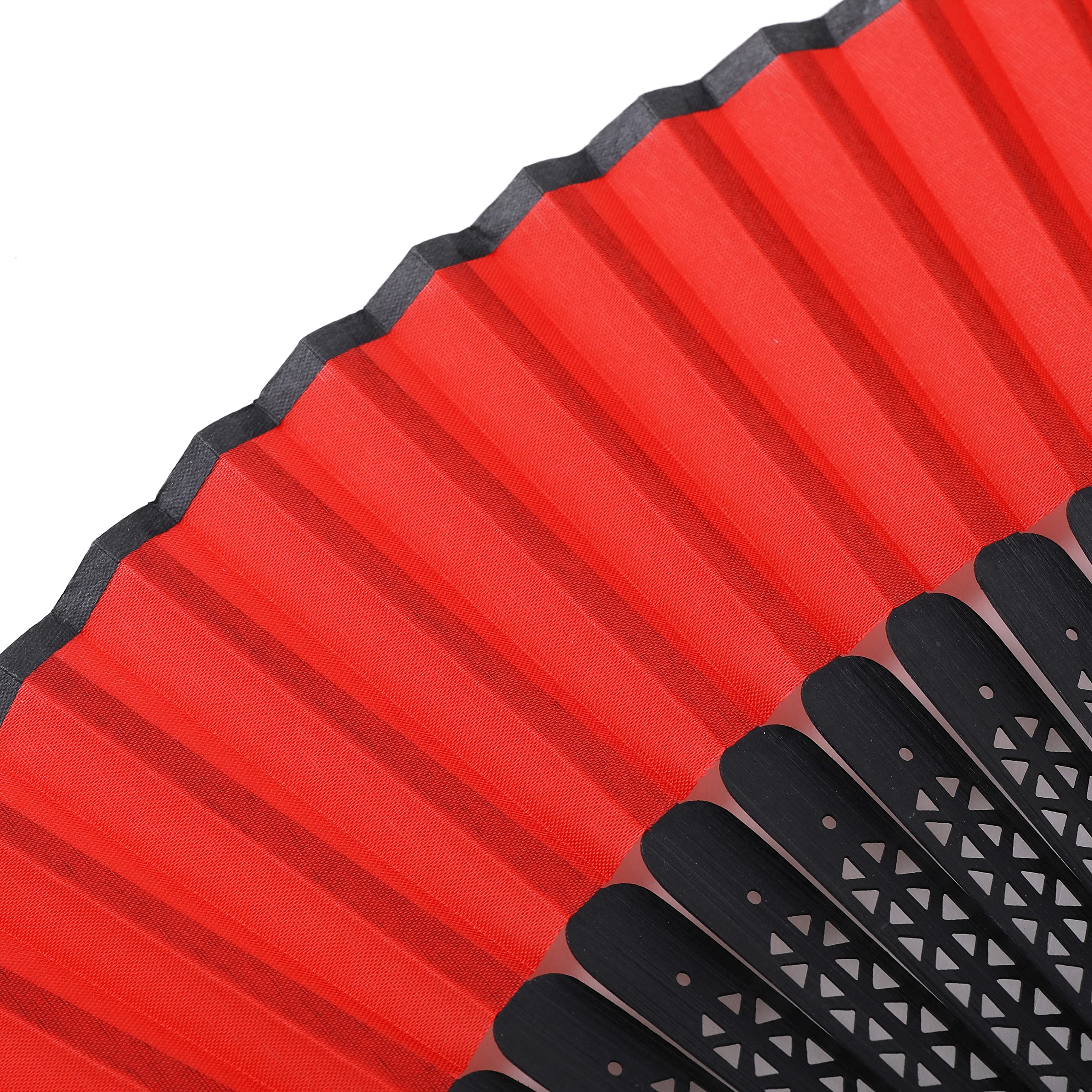 BABEYOND Chinese Bamboo Hand Fan - 4 Pack Hand Held Fan Japanese Fan Portable Folding Fan for Wedding Dancing Party