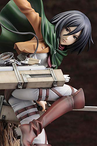 Kotobukiya Attack On Titan: Mikasa Ackerman (Renewal Package Variant) ArtFX J Statue, Multicolor