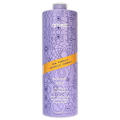 amika Bust Your Brass Cool Blonde Conditioner, 33.8 Fl oz (Pack of 1)
