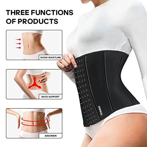 KIMIKAL Women Waist Trainer Corset Belt: Under Clothes Sport Tummy Control Long Torso Shapewear