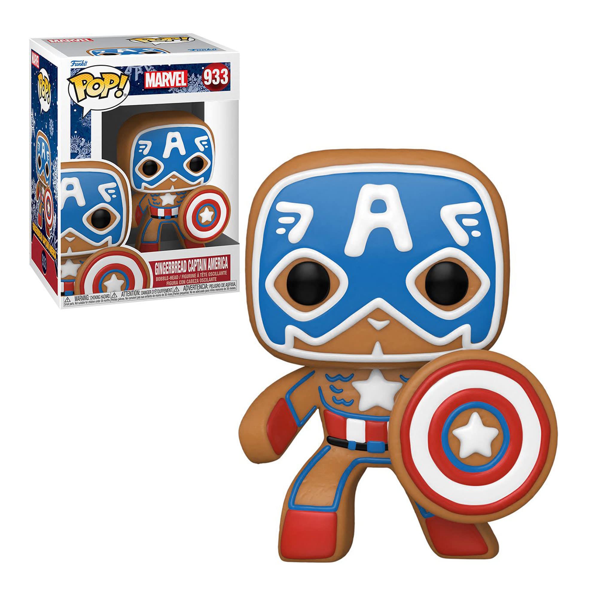 Funko Pop! Marvel: Gingerbread Captain America