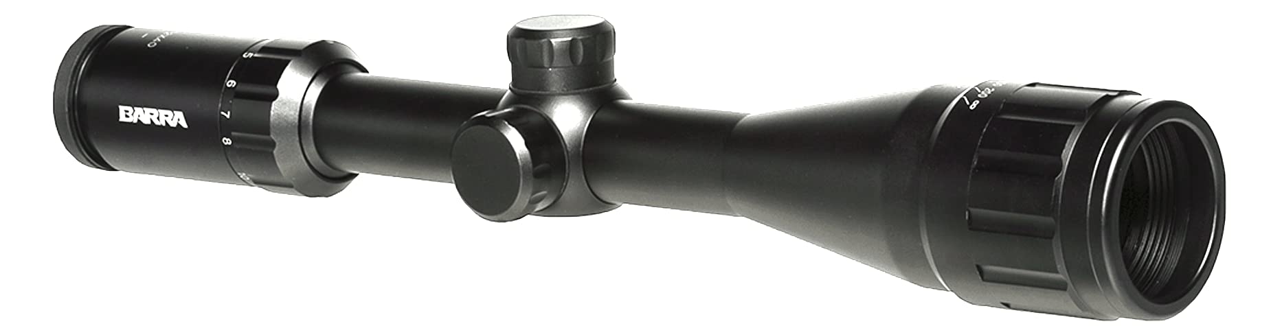 Barra Rifle Scope, BDC Reticle Capped Turrets for Hunting Shooting Precision Deer Hog Venison Varmint (H20 4-12x40)