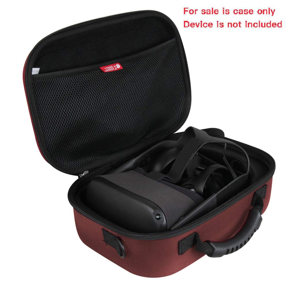 Hermitshell Hard EVA Travel Case for Oculus Quest 2 & Quest VR Gaming Headset (Red)