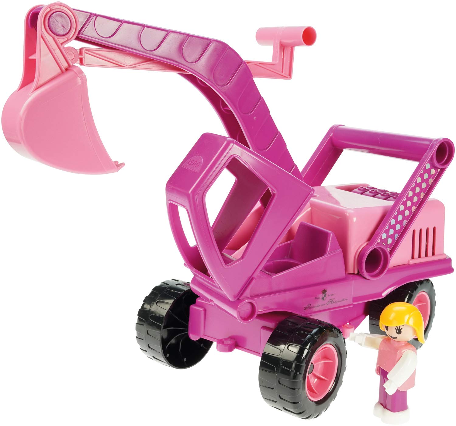 ksmtoys Lena Eco Active Princess Pink Toy Excavator Truck is a Eco Friendly BPA and Phthalates Free Toy Manufactured from Premium Grade Resin and Wood