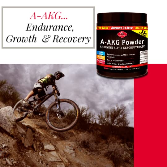 Olympian Labs PSN A-AKG Powder for Men's Health, Energy & Sports Nutrition Performance, 80 Servings, 240 Gram Jar