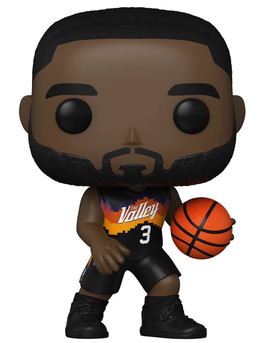 NBA: Suns - Chris Paul (City Edition 2021) Funko Pop! Vinyl Figure (Bundled with Compatible Pop Box Protector Case), Multicolored, 3.75 inches