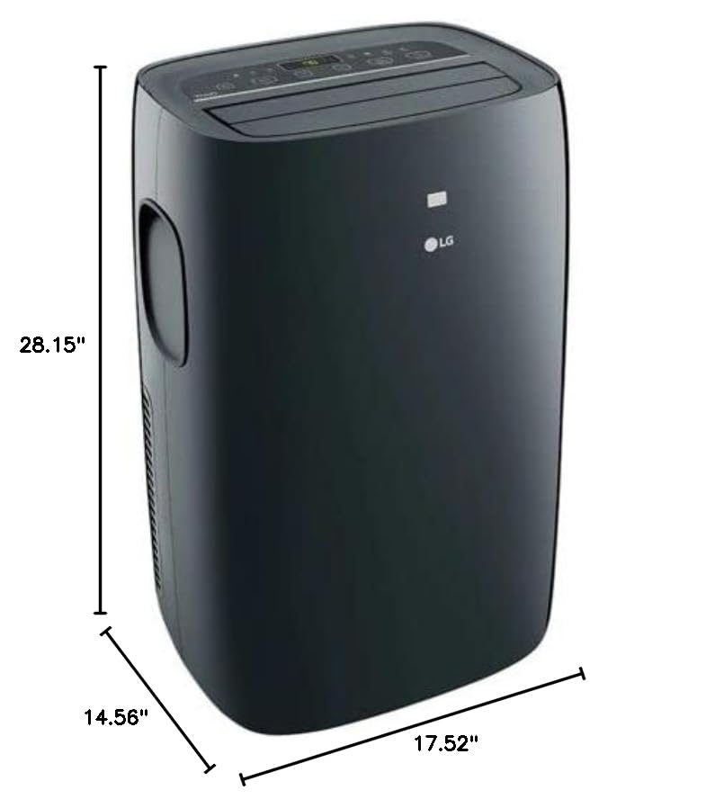 LG 8,000 BTU (DOE) Smart Portable Air Conditioner, Cools 350 Sq.Ft. (10' x 35' Room Size), Smartphone & Voice Control Works ThinQ, Amazon Alexa and Hey Google, 115V
